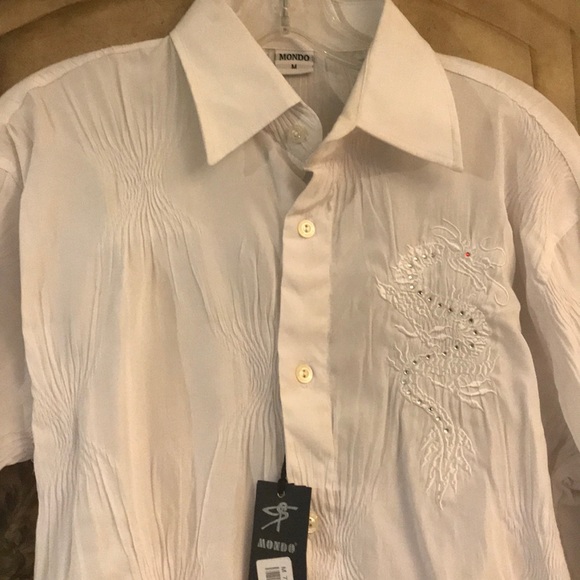 Mondo | Shirts | Designer New Mens Cotten Shirt By Mondo | Poshmark